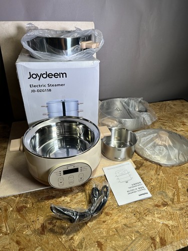 Joydeem Electric Food Steamer for Cooking, 2-Tier Stainless Steel ...