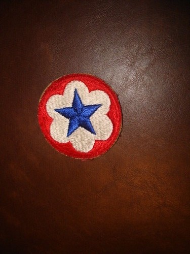 Original WWII U.S. Army Service Forces (ASF) Shoulder Patch, Cut Edge ...