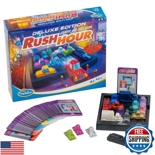 ThinkFun Rush Hour Deluxe – The Gamer's Logic Game | Navigate 120 ...