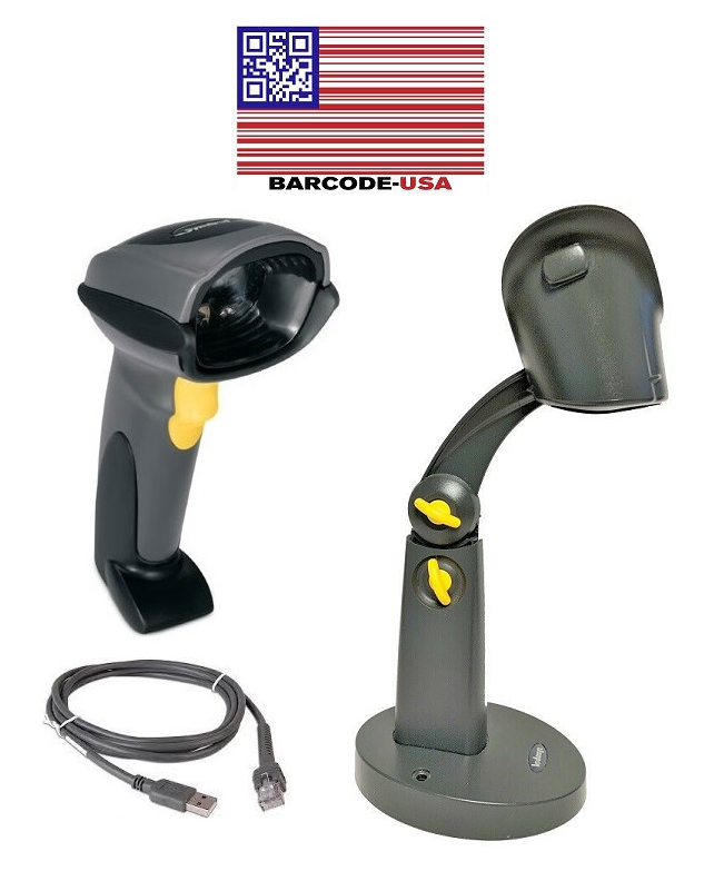 Clover Point of Sale 2D/1D/QR Barcode Scanner Zebra DS6707 w/ Stand ...