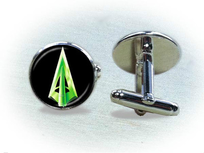 Green Arrow Cufflinks or Tie Clip - Superhero Cufflinks | eBay