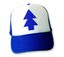 DIPPER HAT Gravity Falls Cartoon BLUE PINE TREE Adjustable Trucker Cap ...
