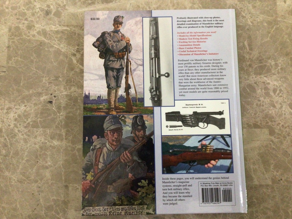 MANNLICHER MILITARY RIFLES: Straight Pull & Turn Bolt Designs New ...