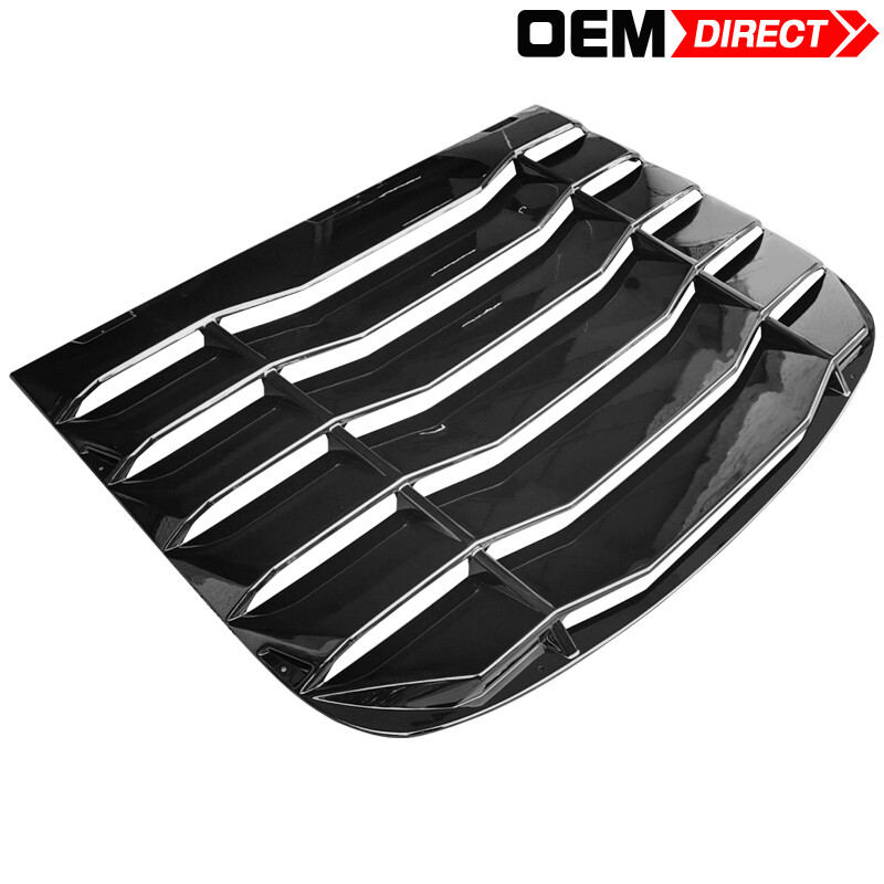 For 03-07 Infiniti G35 Coupe Gloss Black Rear Window Louver Cover ...