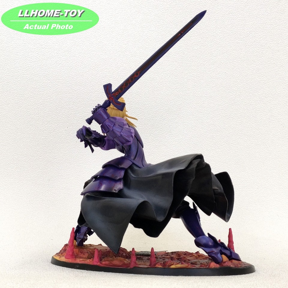 Anime Fate Stay Night Saber Black PVC Action Figure Statue Toy Gift ...