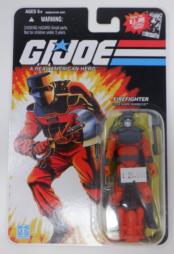 GI Joe Action Figure | Firefighter | "Barbecue" (New | Sealed in Box ...