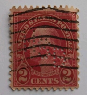 Rare Vintage George Washington 2 Cent Red Stamp #S | eBay