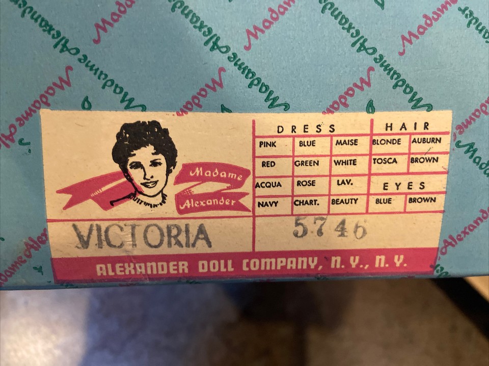 Madame Alexander Vinyl 16 Inch Victoria Cryer Baby Doll 5746 With Box ...