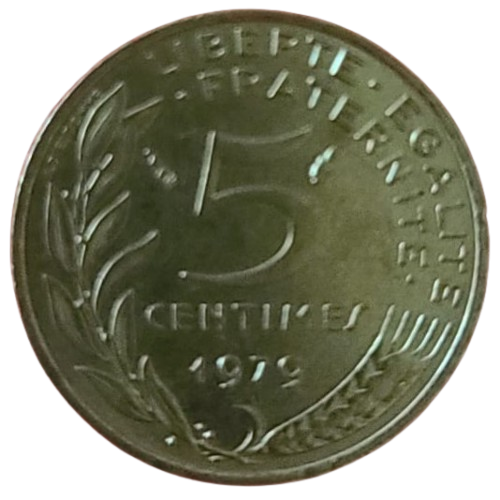 France 5 Centimes 1979 Coin KM#933 Marianne Design French Republic | eBay