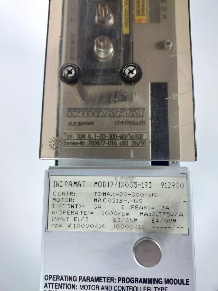 Indramat TDM4.1-020-300-W0 Servo drive | eBay