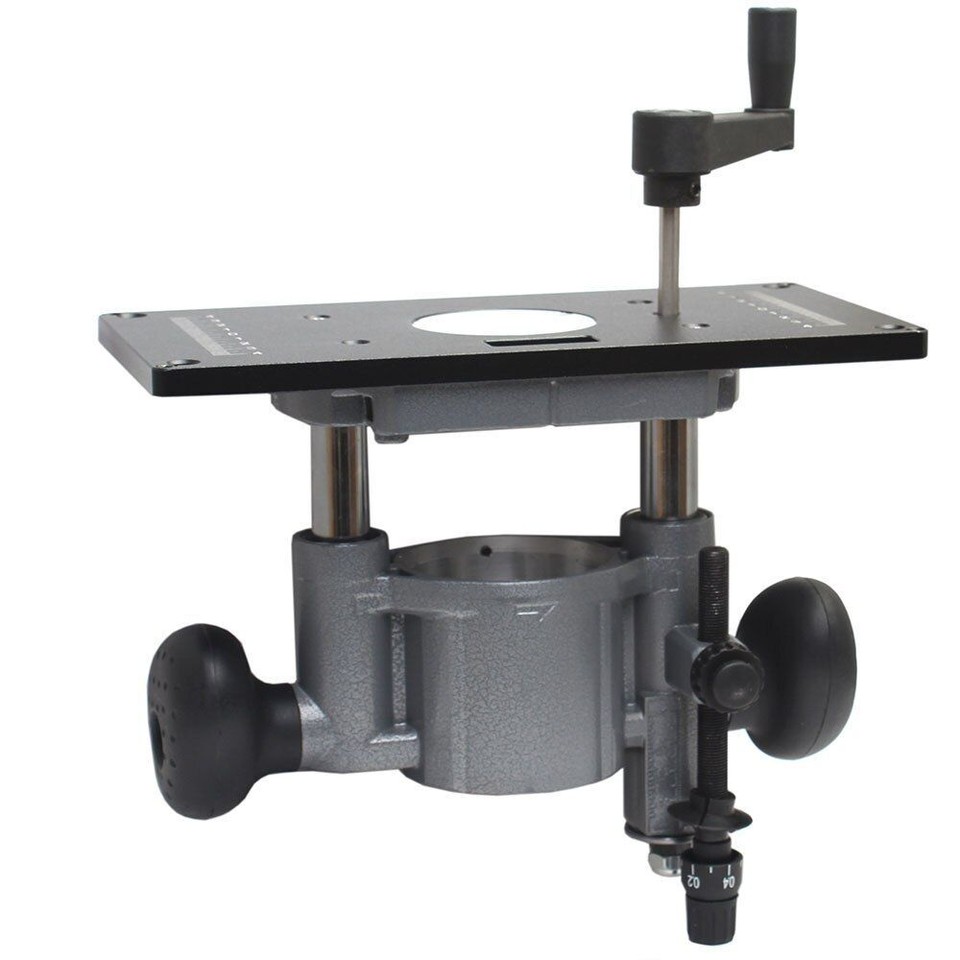 Router Table Insert Plate Lift Refit Trimming Machine Aluminum Flip ...