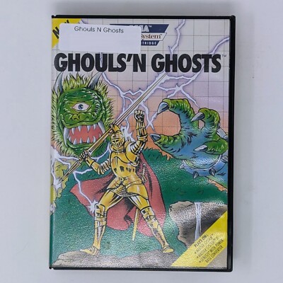 Ghouls N Ghosts Sega Master System Missing Manual Tested Authentic | eBay