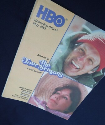 ORIGINAL 1982 May HBO Guide FARRAH FAWCETT Burt Reynolds XLT Vintage TV ...