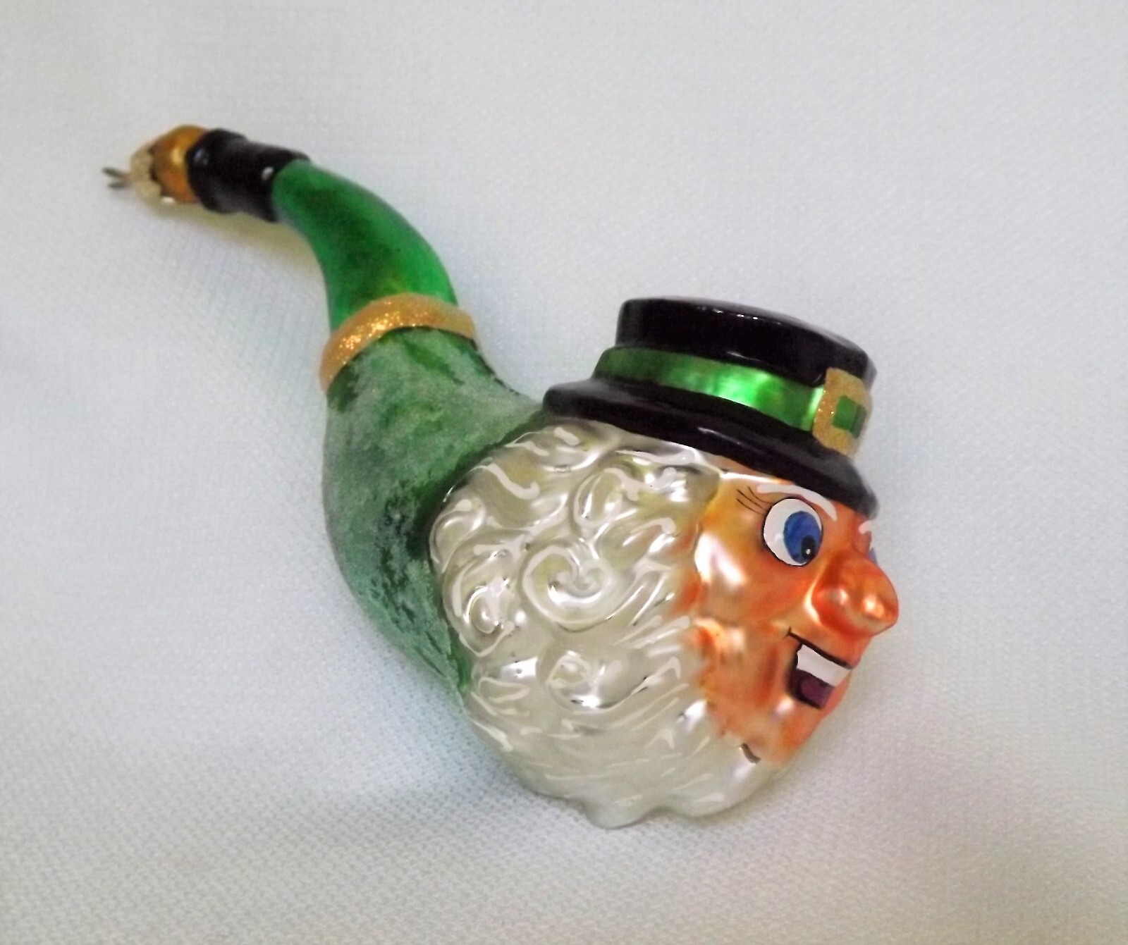 Christopher Radko Lucky St Patty's Patrick's Day Leprechaun Pipe ...