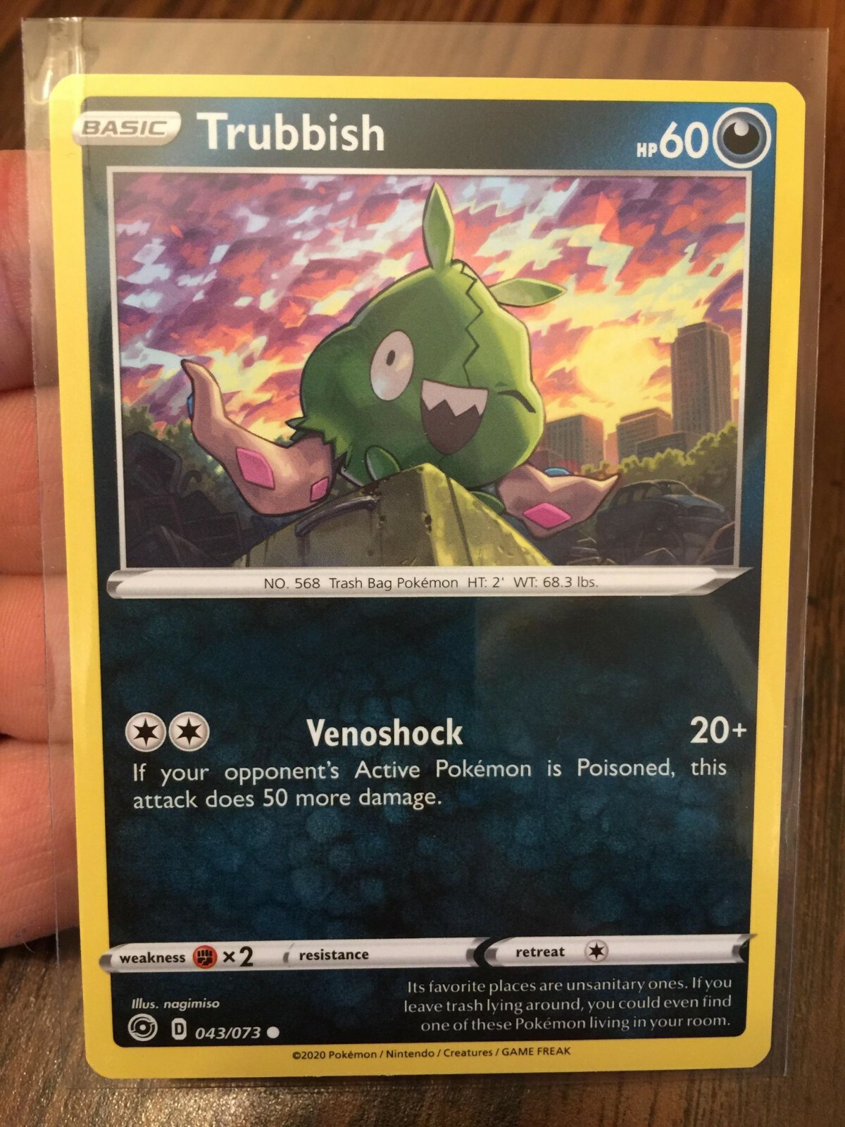 TRUBBISH 2020 BASIC POKEMON CARD CHAMPION'S PATH SET #43/73 - FREE ...