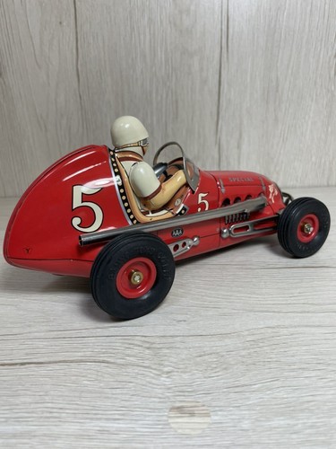 TOMY CHAMPION MIDGET RACER #5 75th Yonezawa Tin Friction Toy RACE CAR ...