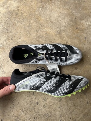 Size 10 - adidas Sprintstar White Hi-Res Yellow W Womens Track Cleats ...