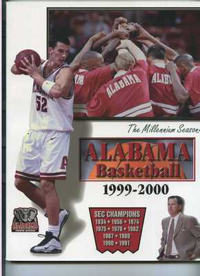 1999/2000 Alabama Basketball Media Guide MBX50 | eBay