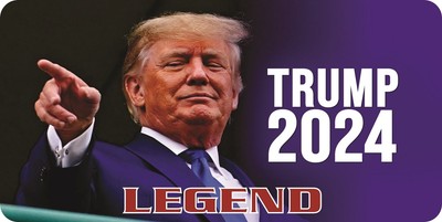 Trump 2024 Legend Photo License Plate | eBay