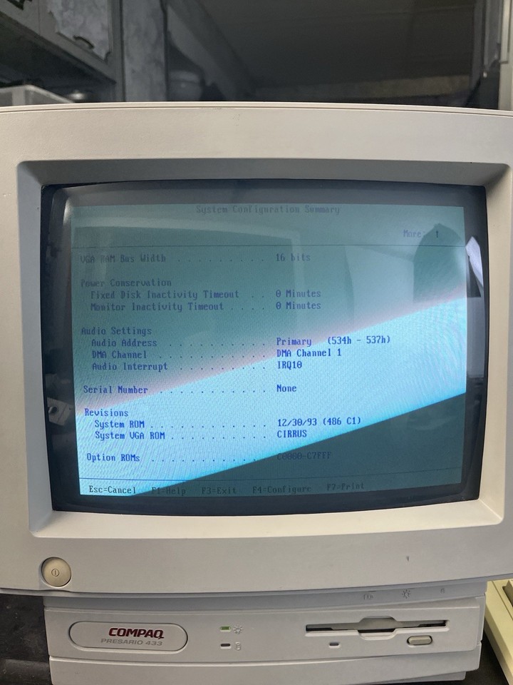 Vintage Compaq Presario 433 3200 Series All-in-One Computer (1995) | eBay