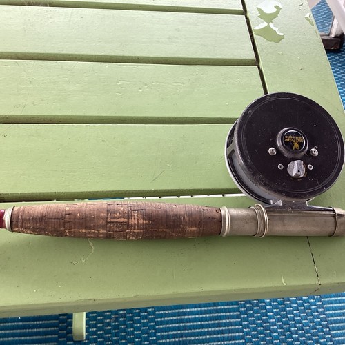 fly fishing rod 8’ 10” Eagle reel combo Bamboo Vintage 3 Piece Cork ...