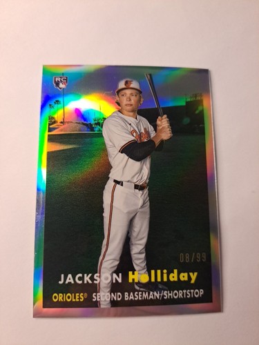 2024 Topps Chrome Lids Mitchell & Ness - Refractor #1 Jackson Holliday ...