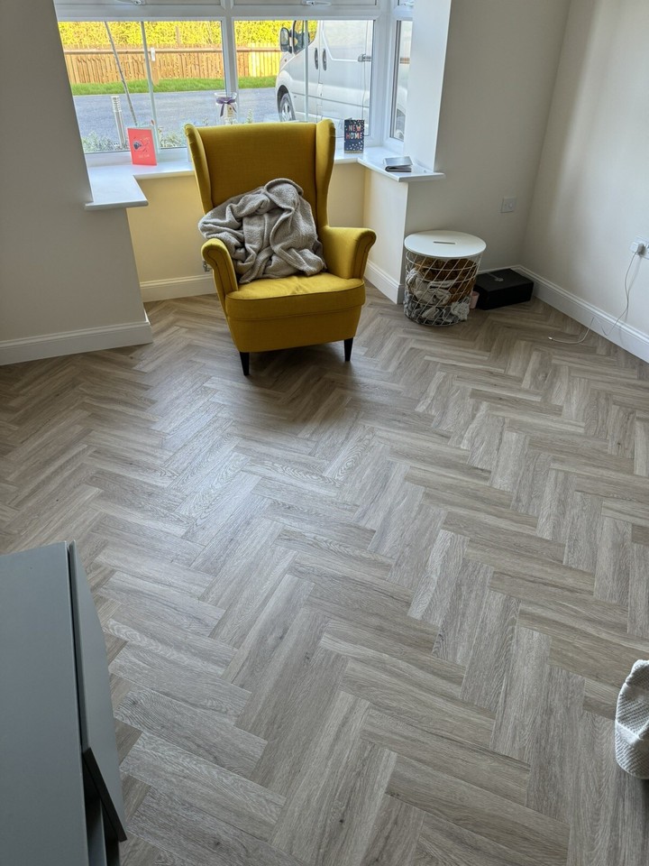 Symphony Luxury Lvt Herringbone Flooring Limed Oak Pack Size 1.36m2 £34.95 M2 | eBay UK