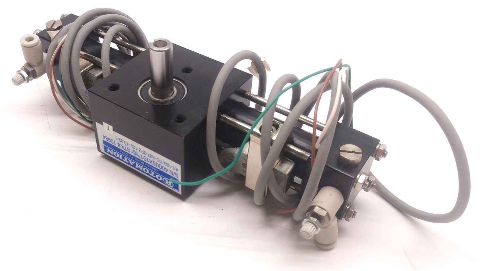 Rotomation A1-180-TC-S37-3F2-1SL-10.32-1 Bore Tie Rod Rotary Actuator ...