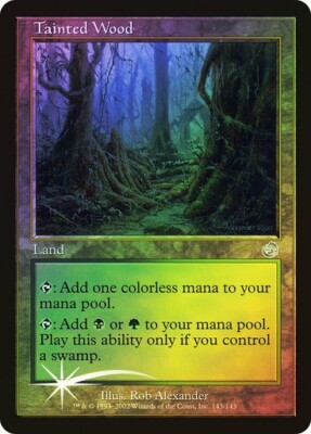 Torment MTG FOIL Tainted Wood Magic | eBay