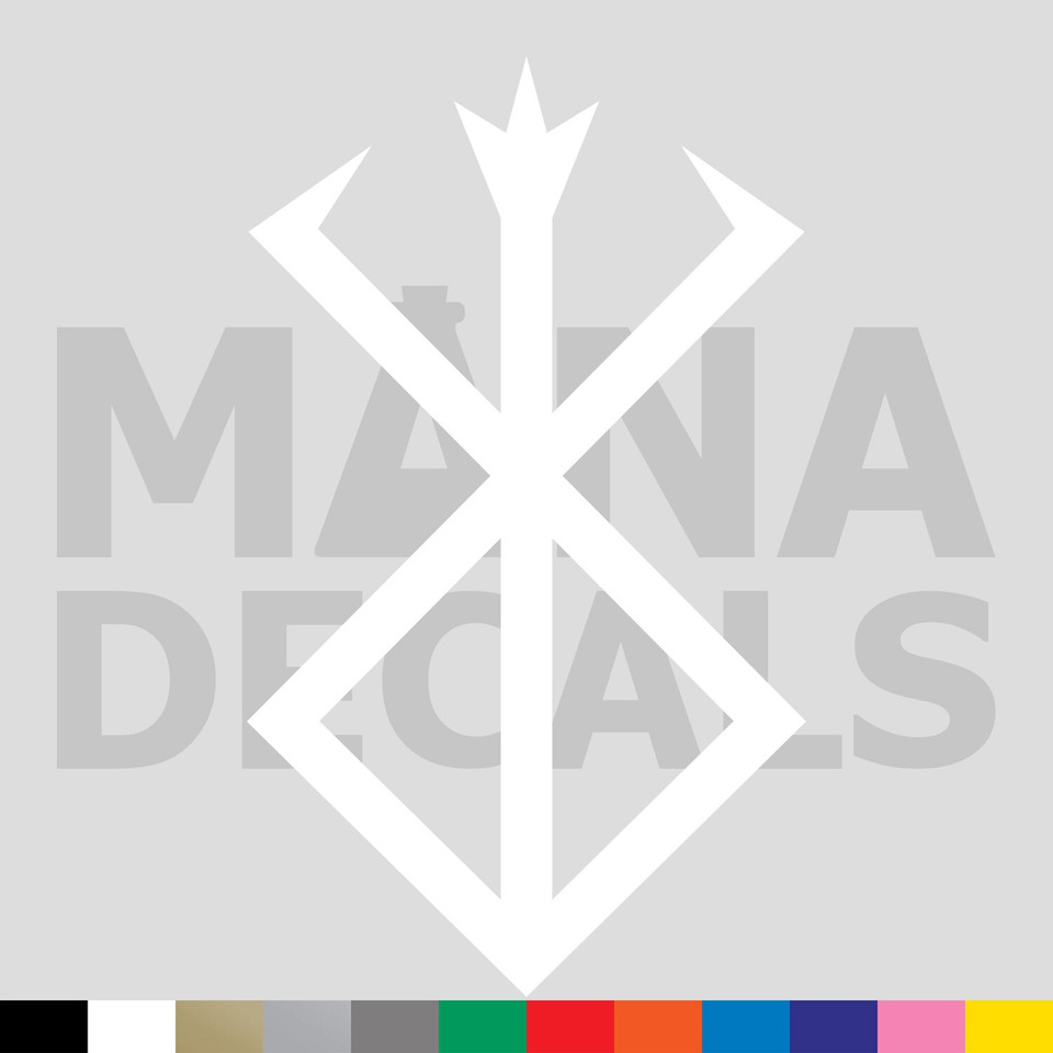 Berserker Rune Vinyl Die Cut Decal Sticker - Norse Viking Warrior ...