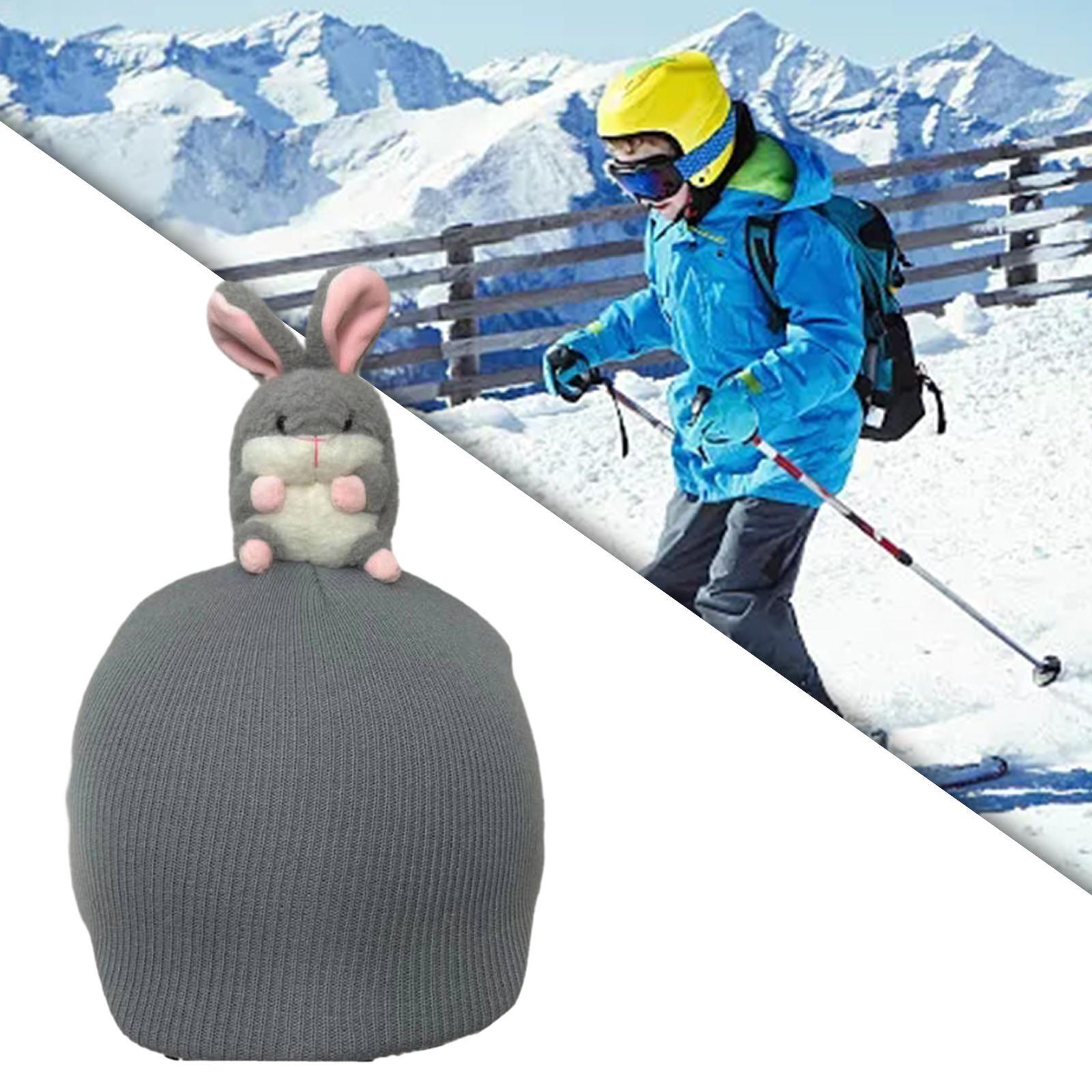 Snow Ski Helmet Cover for Women Men Warm Creative Soft Ski Helmet ...