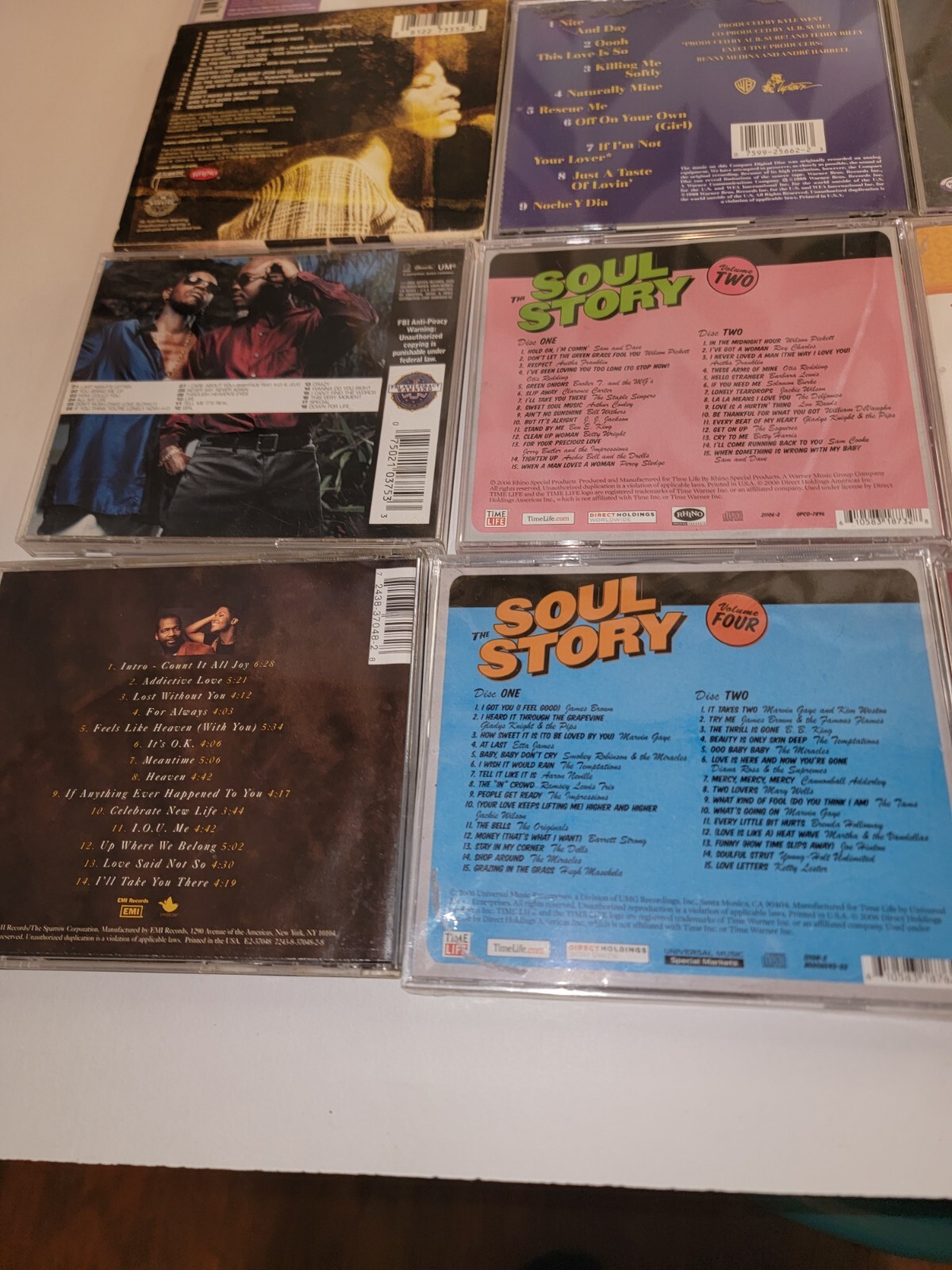 Lot Of 12 R&B/Soul CDs. Sam Cooke, Soul Story, the Whispers, Teddy ...