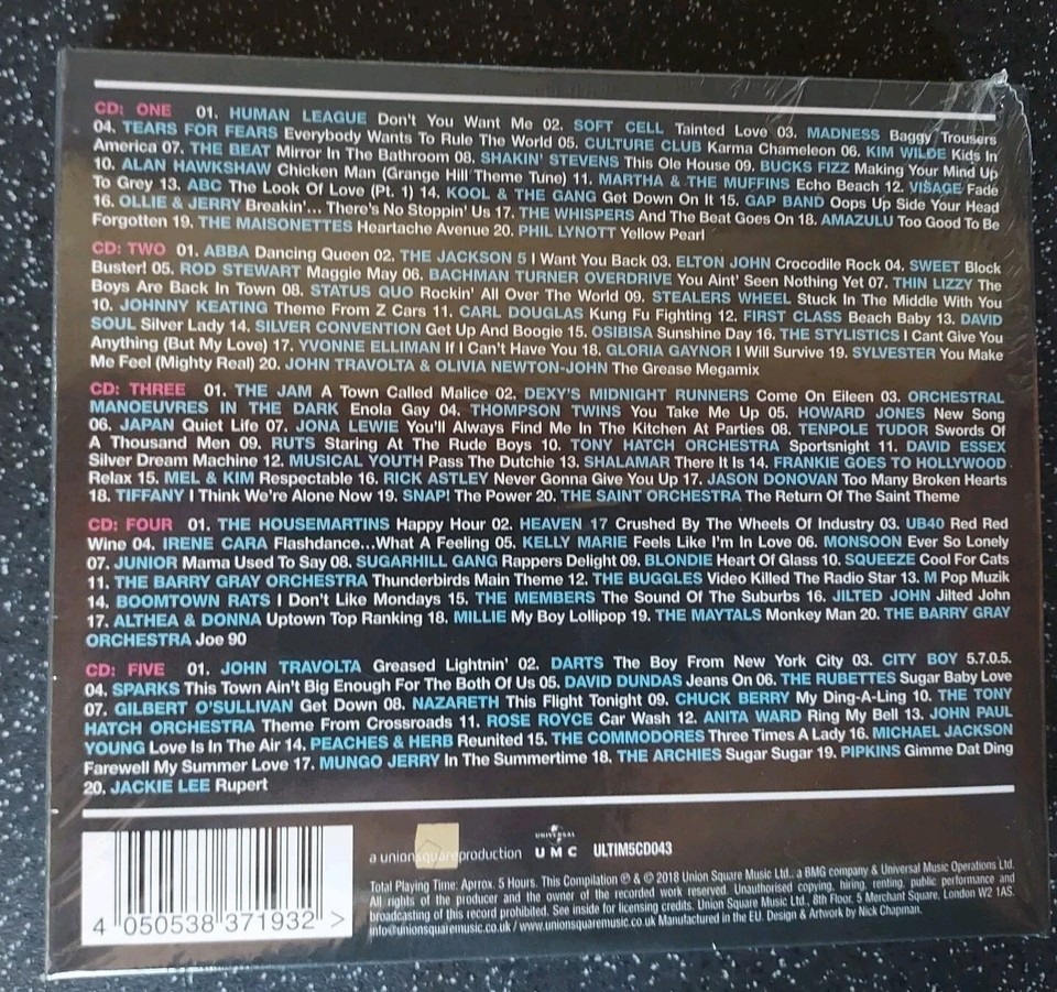 Various Artists : Ultimate School Days CD 48HR P&P 4050538371932 | eBay