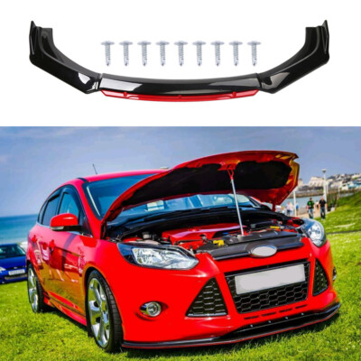 For Ford Focus 2013-2014 Front Bumper Lip Spoiler Splitter Body Kit ...