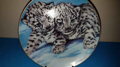 1982 Snow Babies Snow Leopards plate by Hackett American Collectors ...