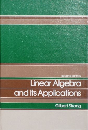 Linear Algebra and Its Applications Hardcover Gilbert Strang ...
