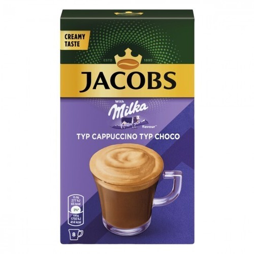 Jacobs CAPPUCCINO MILKA CHOCO - Instant Coffee - 8 Sachets 126,4g / 4 ...