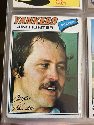 5 Jim “Catfish” Hunter baseball cards | eBay
