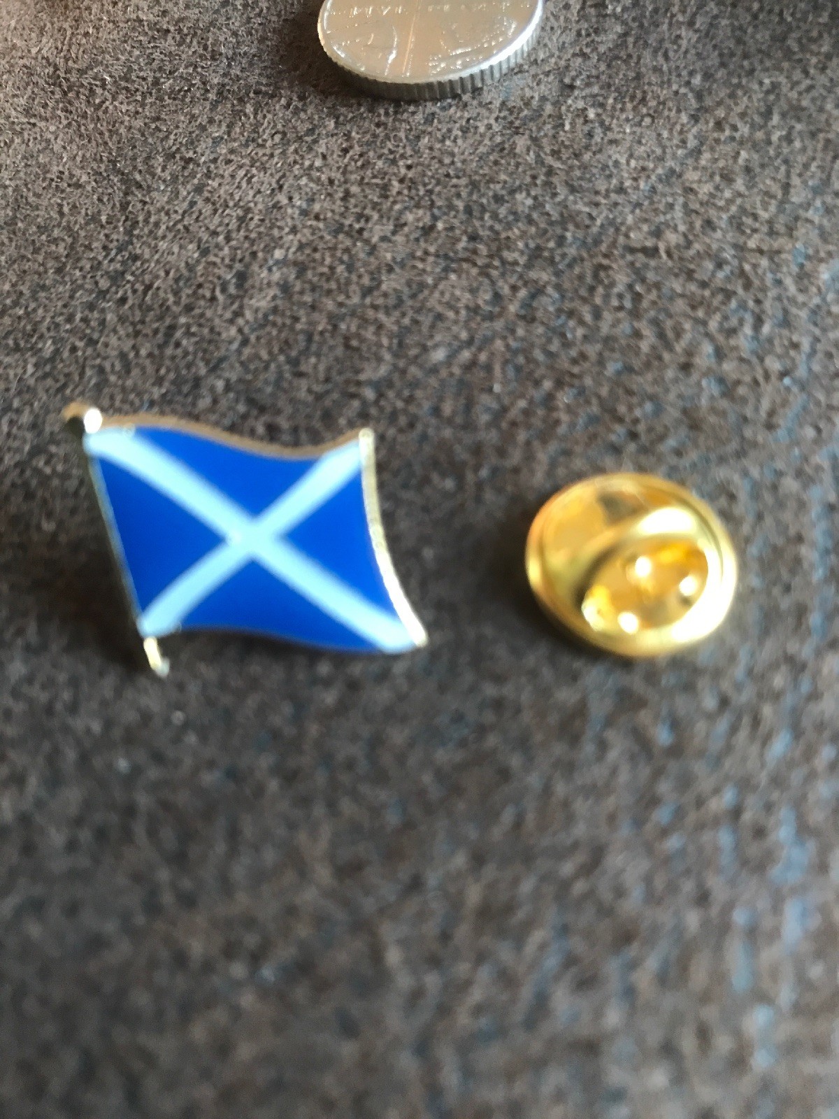 Superb Job Lot Of 10 Scottish Saltire Scotland Small Flag Stunning Pin ...