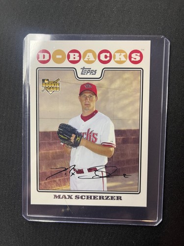 2008 Topps Updates & Highlights - 11 of 20 Max Scherzer Diamondbacks ...