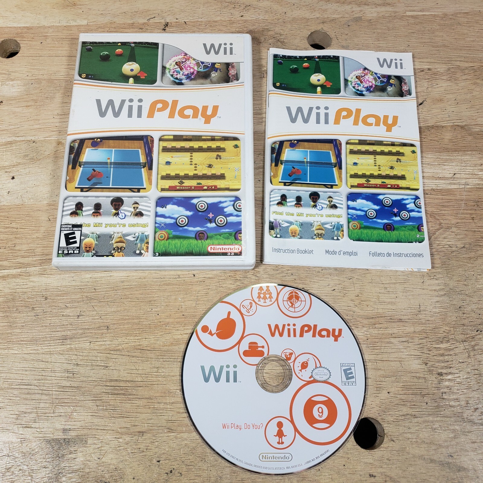 Wii Play Game Complete! Nintendo Wii - Tested 45496900069| eBay