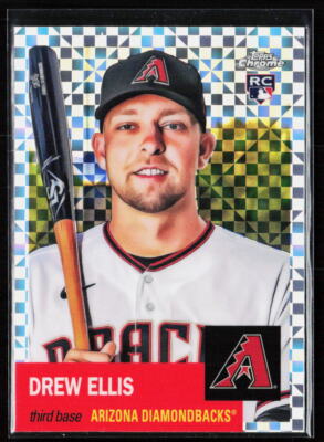 2022 Topps Chrome Platinum Anniversary #432 Drew Ellis X-Fractor ...