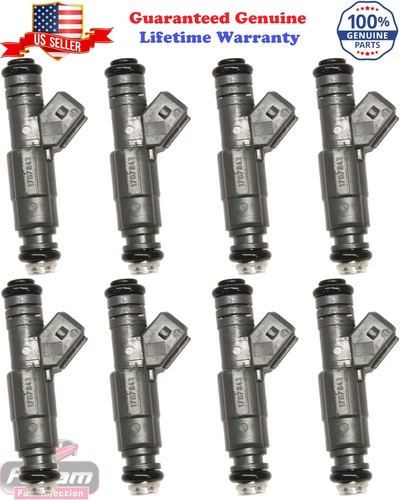 0280155823 Genuine 8x Fuel Injectors Range Rover BMW 740IL 740I 540I X5 ...