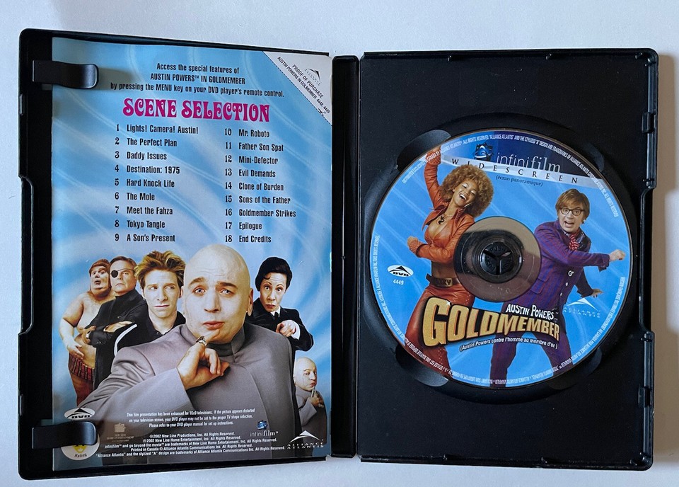 Austin Powers in Goldmember 2002 DVD Mike Myers Verne Troyer Beyoncé ...