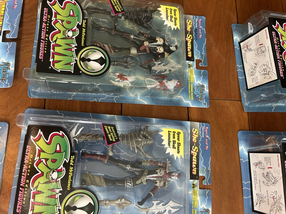 SPAWN Series 4 Complete Set of 6 Figures Plus 4 Variants McFarlane ...