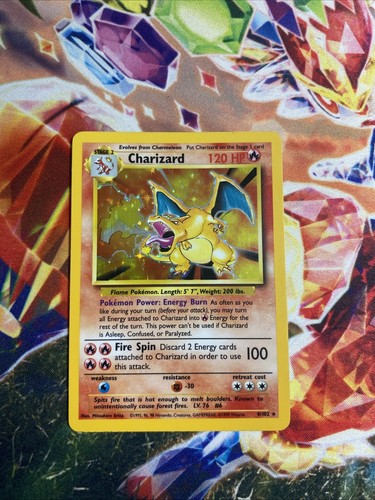 Pokémon TCG Base Set Charizard 4/102 Holo Rare | eBay