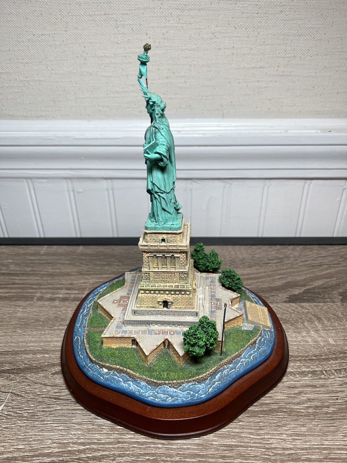 Danbury Mint Commemorative Statue of Liberty Statue Figure Bush 2001 ...