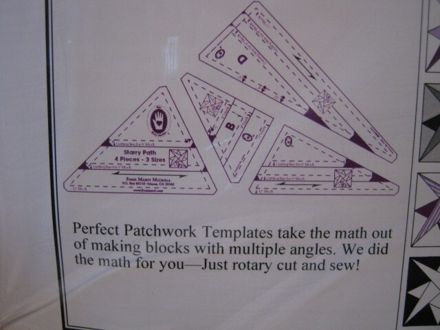 MARTI MICHELL PERFECT PATCHWORK TEMPLATES Starry Path 4 templates | eBay