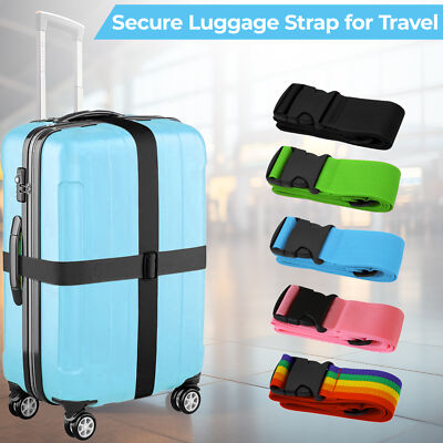 Adjustable Luggage Straps Travel Suitcase Belts for Secure Baggage ...