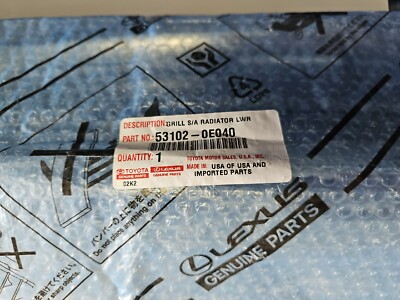 Toyota Center Grille 53102-0E040 | eBay